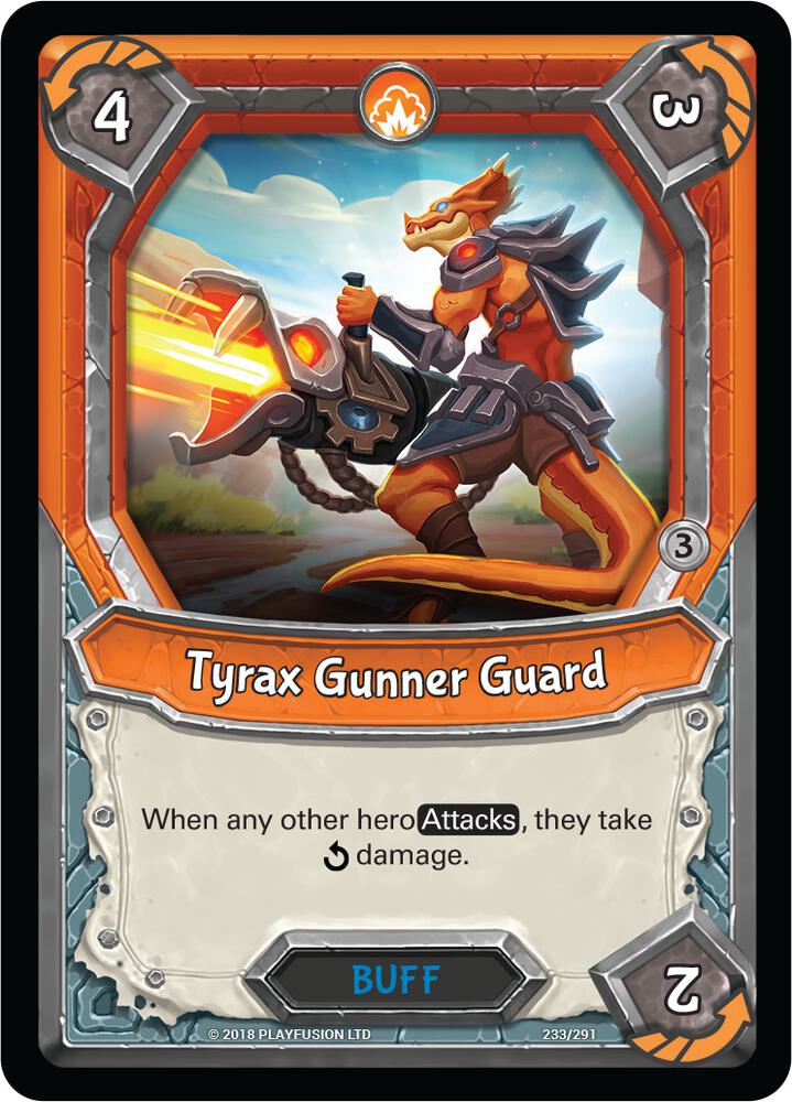 Tyrax Gunner Guard (Unclaimed) - Kindred - Lightseekers TCG - TCGplayer.com