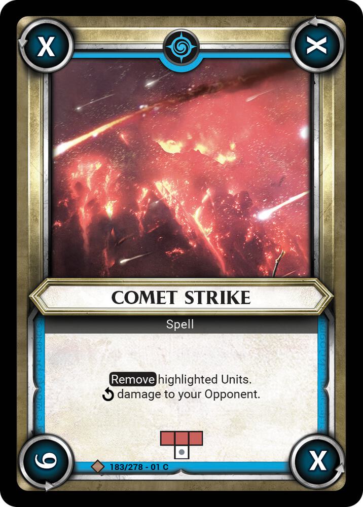 Comet Strike (Claimed) - Wave 1 - Warhammer Age of Sigmar Champions TCG
