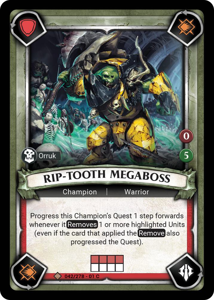 Rip-Tooth Megaboss (Claimed) - Wave 1 - Warhammer Age of Sigmar ...