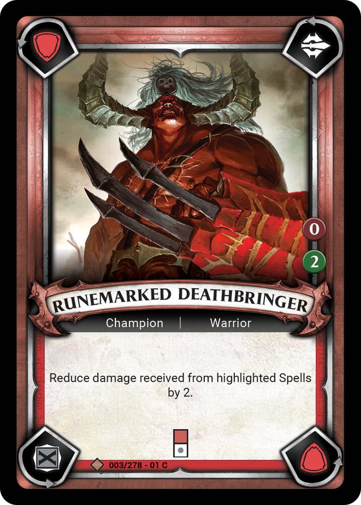 Runemarked Deathbringer (Claimed) - Wave 1 - Warhammer Age of Sigmar ...