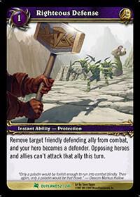 Righteous Defense - Fires of Outland - WoW - TCGplayer.com