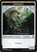 Clue // Construct (021) Double-Sided Token - Commander 2018 - Magic ...