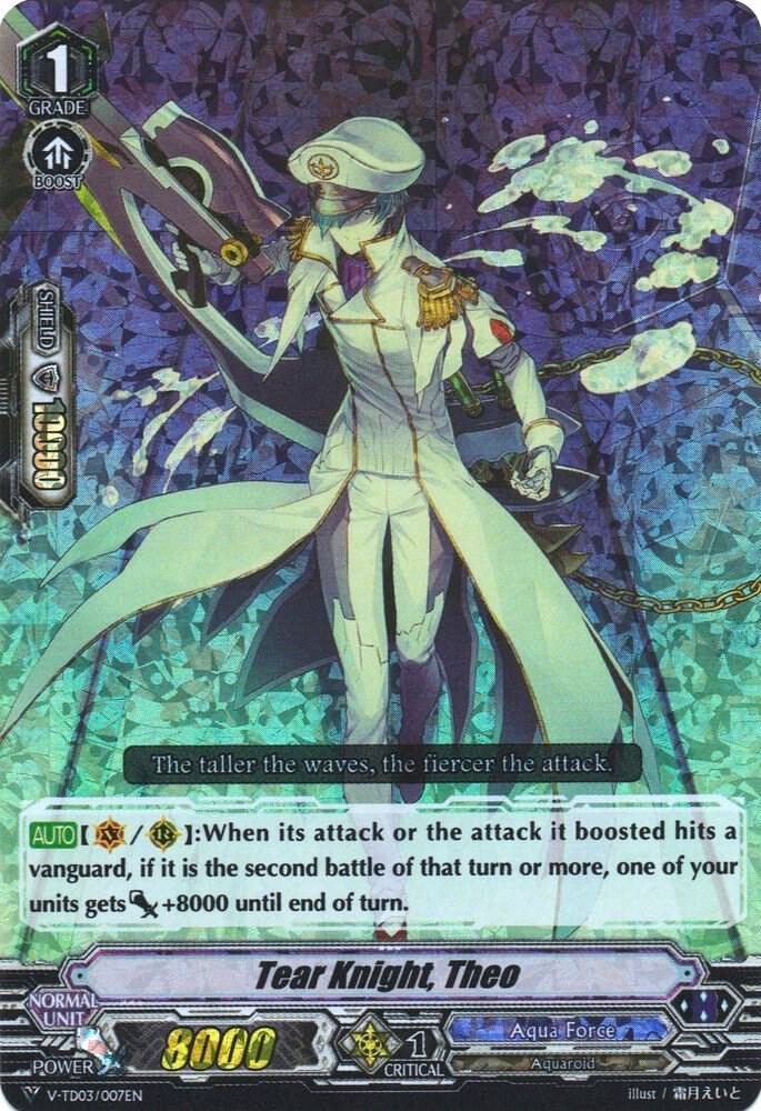 Tear Knight, Theo (RRR Foil) - V-TD03: Leon Soryu - Cardfight Vanguard