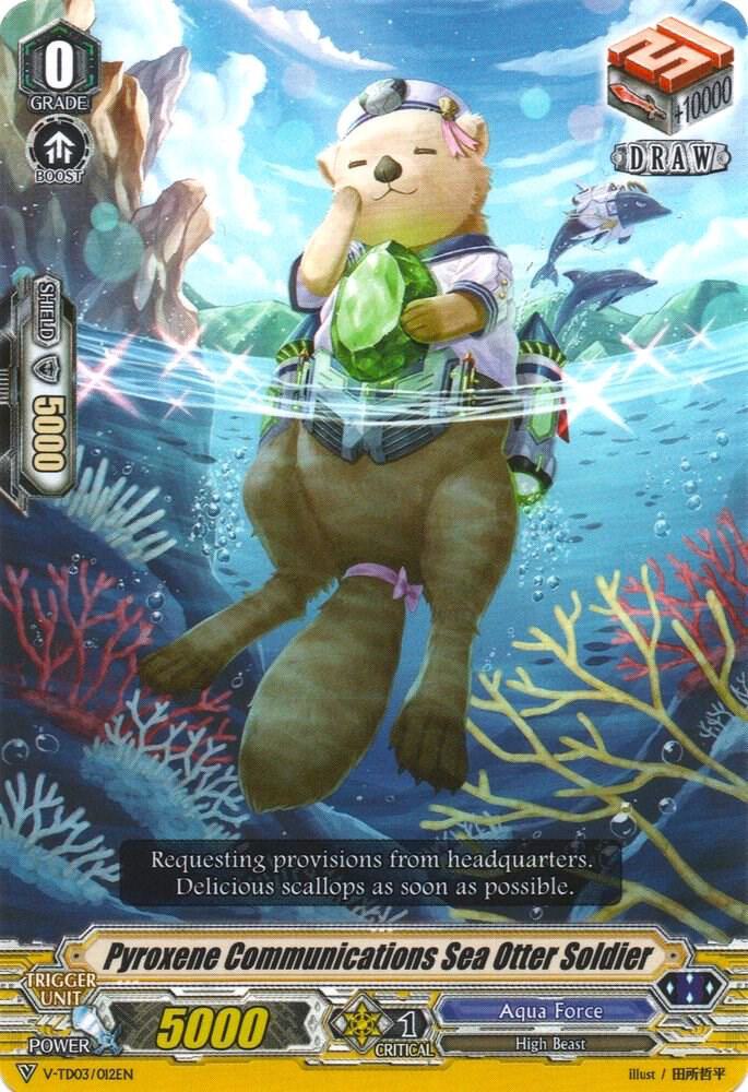 Pyroxene Communications Sea Otter Soldier - V-TD03: Leon Soryu ...