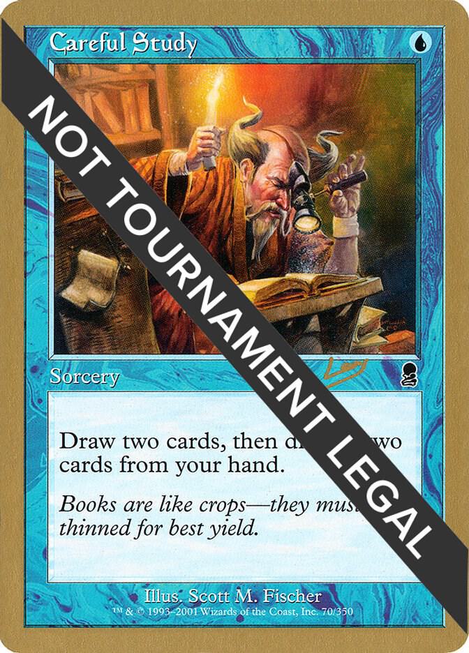 Careful Study - 2002 Raphael Levy (ODY) - World Championship Decks - Magic: The Gathering ...