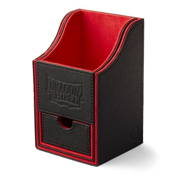 Dragon Shield Nest Plus Deck Box - Black/Red (Holds 100+) - Dragon ...