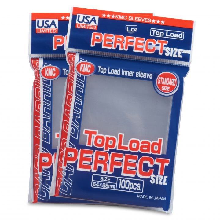 KMC Clear Perfect Fit Top Load Inner Sleeves (100-Pack) [Classic ...