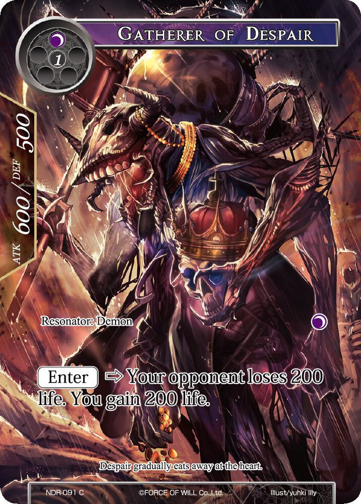 Gatherer of Despair (Full Art) - New Dawn Rises - Force of Will ...