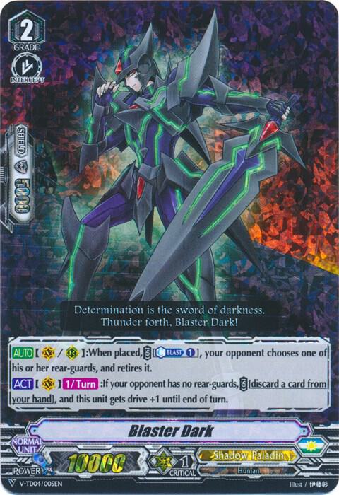 Blaster Dark - V-TD04/005EN (RRR Foil) - V-TD04: Ren Suzugamori - Cardfight Vanguard - TCGplayer.com