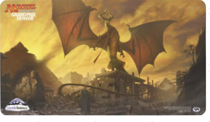 Magic Grand Prix 2017 Playmat: Denver - Nicol Bolas Concept Art - Magic ...