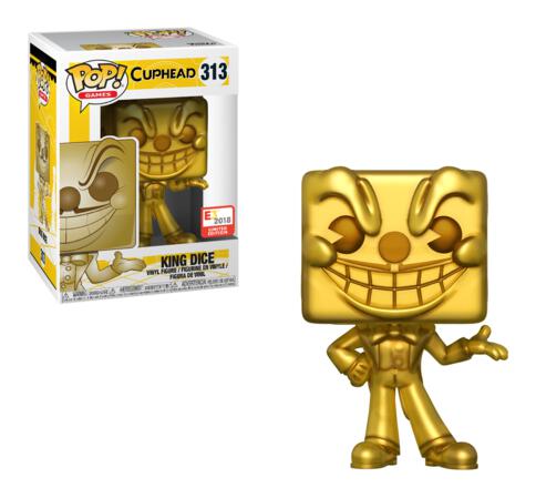 Cuphead: King Dice (Gold) (E3 2018 Exclusive) - Pop! Vinyl - Funko ...
