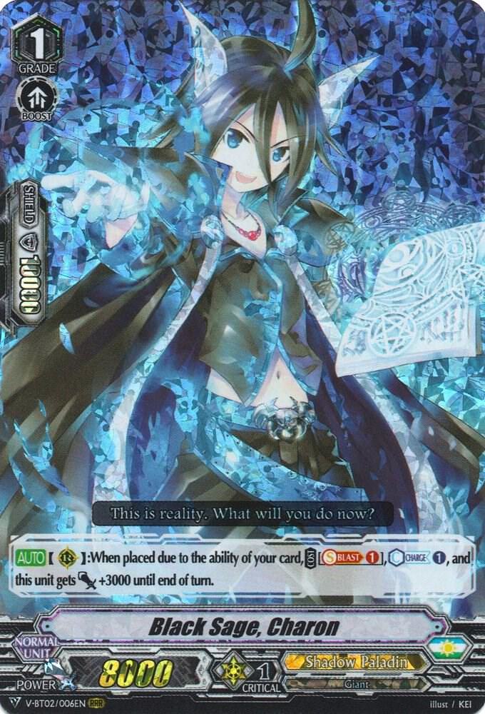 Black Sage, Charon - V-BT02 : Strongest! Team AL4 - Cardfight Vanguard