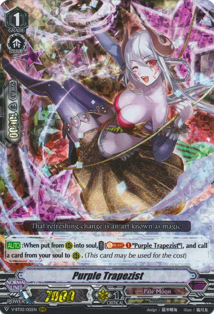 Purple Trapezist - V-BT02 : Strongest! Team AL4 - Cardfight Vanguard - TCGplayer.com