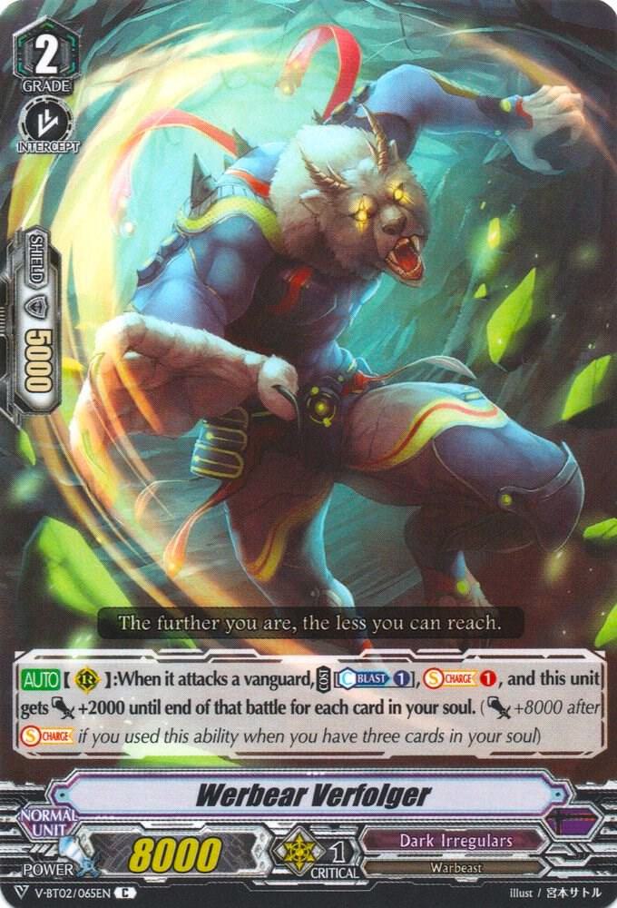 Werbear Verfolger - V-BT02 : Strongest! Team AL4 - Cardfight Vanguard