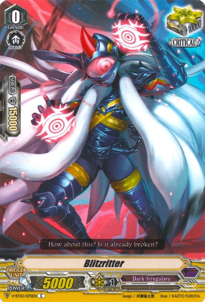 Blitzritter - V-BT02 : Strongest! Team AL4 - Cardfight Vanguard