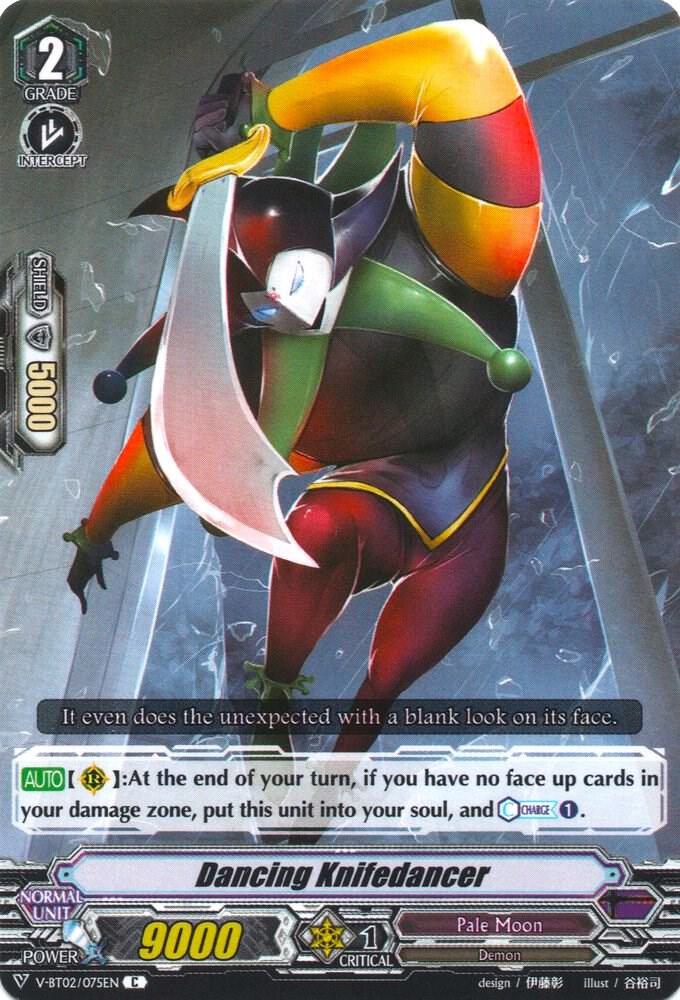 Dancing Knifedancer - V-BT02 : Strongest! Team AL4 - Cardfight Vanguard