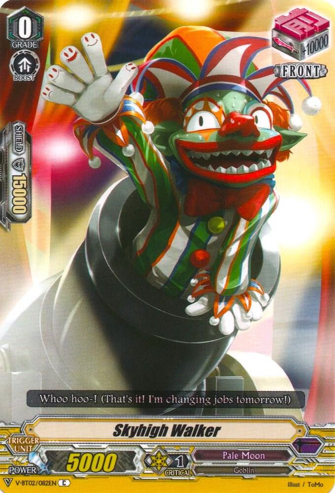 Skyhigh Walker - V-BT02 : Strongest! Team AL4 - Cardfight Vanguard