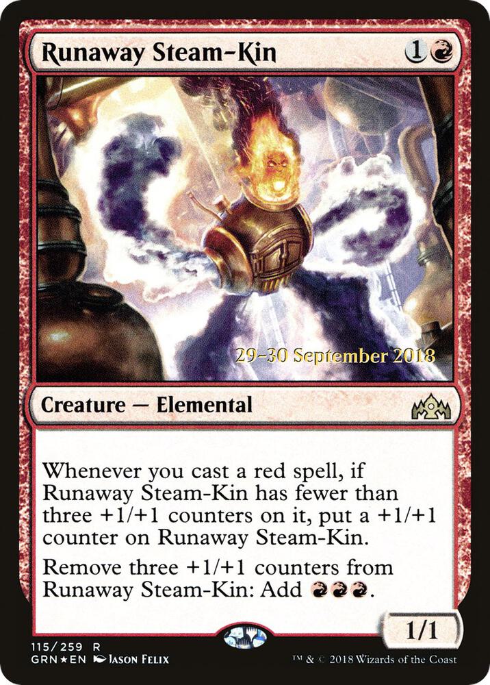 Runaway Steam-Kin - Prerelease Cards - Magic: The Gathering - TCGplayer.com