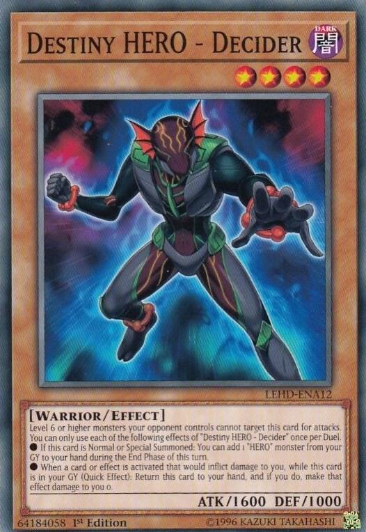 Destiny HERO - Dreadmaster - Legendary Hero Decks - YuGiOh