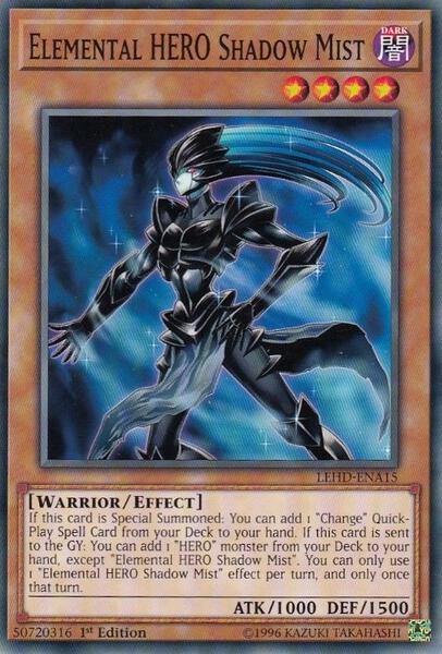 Elemental HERO Shadow Mist - Legendary Hero Decks - YuGiOh - TCGplayer.com
