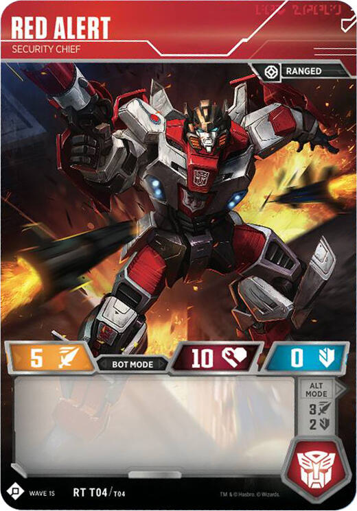 Red Alert - Security Chief (Autobots Starter Set) - Wave 1 ...