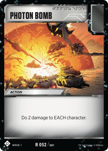Photon Bomb - Wave 1 - Transformers TCG - TCGplayer.com