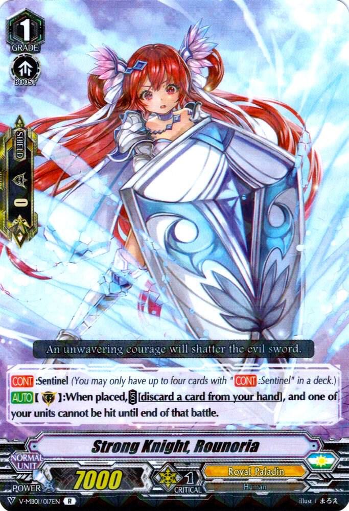 Strong Knight, Rounoria - V-MB01: PSYqualia Strife - Cardfight Vanguard ...