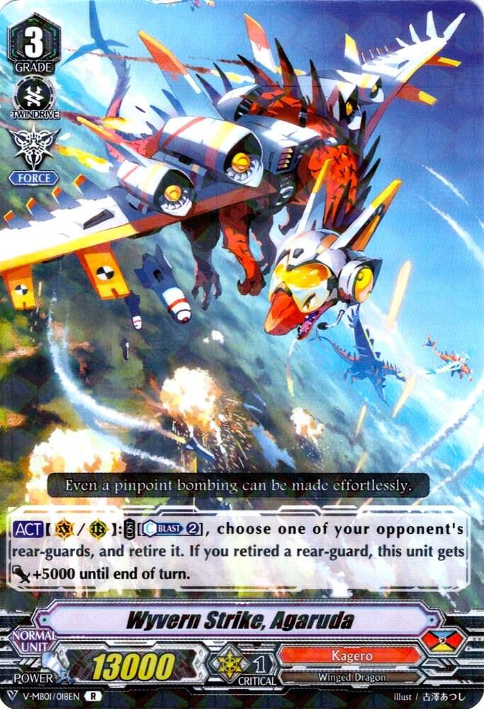 Wyvern Strike, Agaruda - V-MB01: PSYqualia Strife - Cardfight Vanguard ...