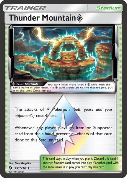 Thunder Mountain Prism Star - SM - Lost Thunder - Pokemon - TCGplayer.com