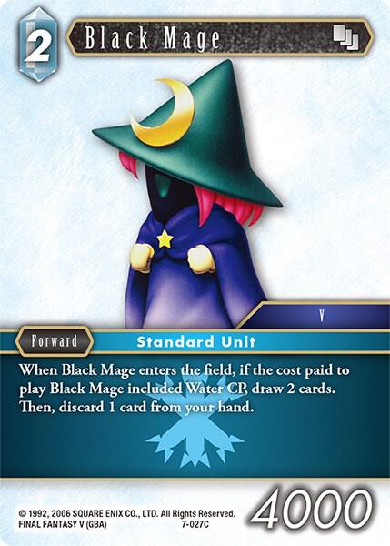 Black Mage (7-027C) - Opus VII - Final Fantasy TCG - TCGplayer.com