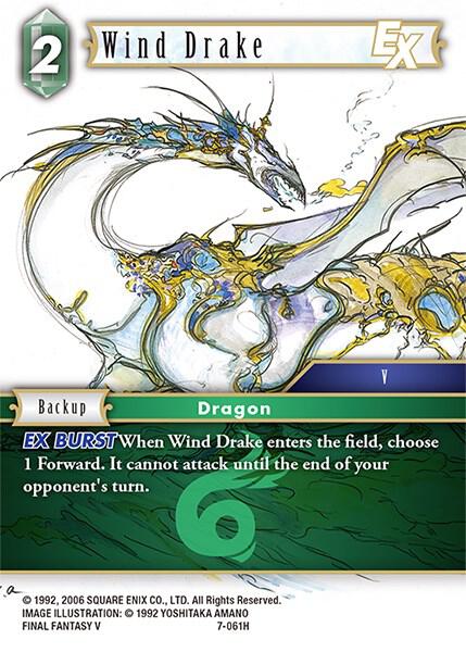 Wind Drake EX - Opus VII - Final Fantasy TCG