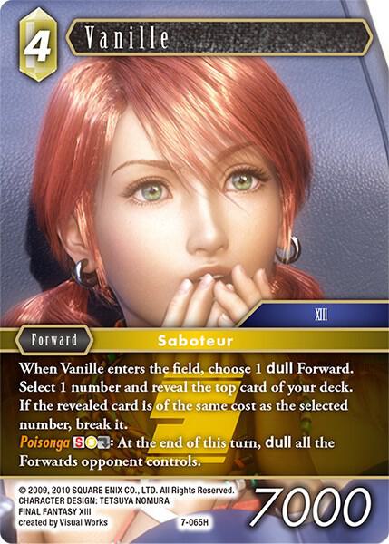 Vanille - Opus VII - Final Fantasy TCG - TCGplayer.com