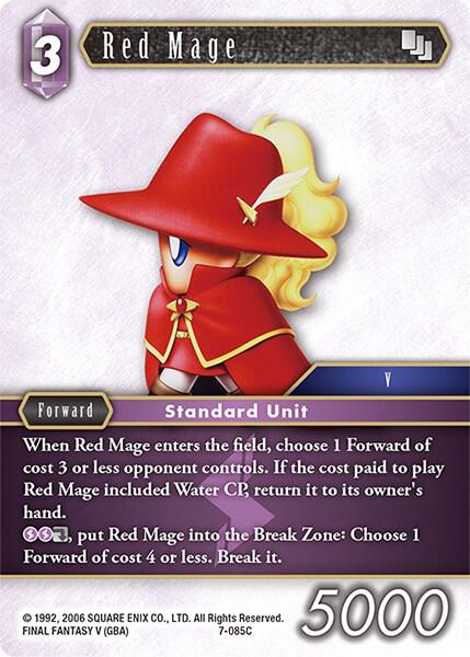 Red Mage (7-085C) - Opus VII - Final Fantasy TCG - TCGplayer.com
