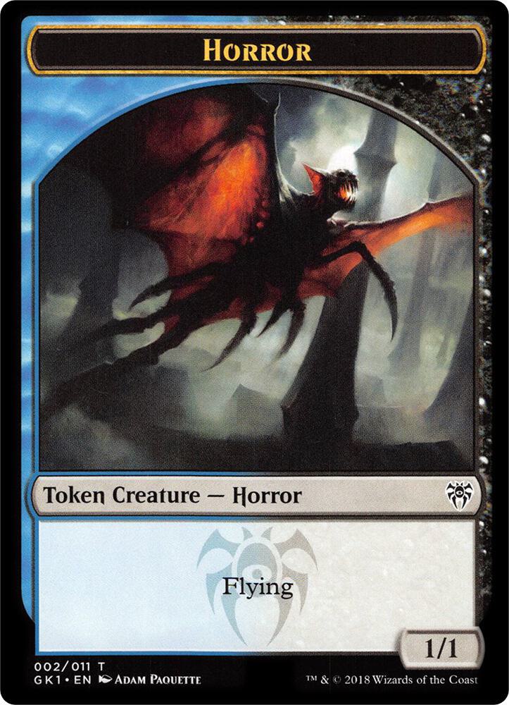 Horror // Copy Double-Sided Token - Guilds of Ravnica: Guild Kits ...