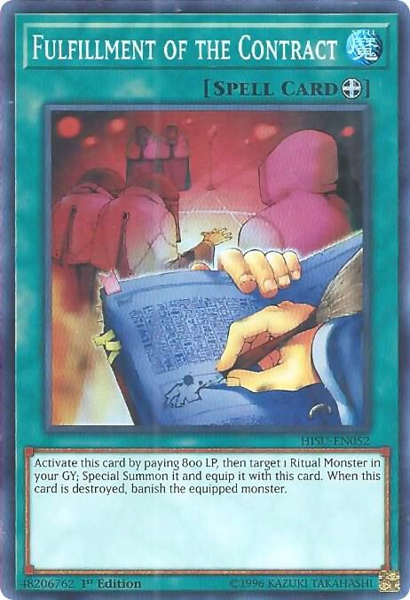 Fulfillment of the Contract - Hidden Summoners - YuGiOh - TCGplayer.com