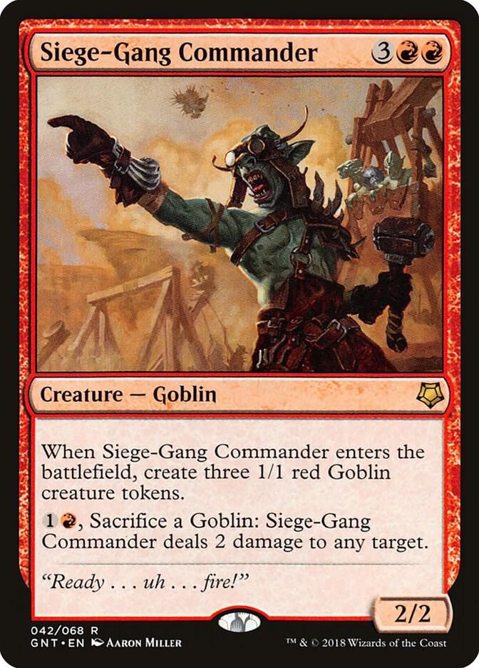 Siege-Gang Commander - Magic Game Night - Magic: The Gathering ...