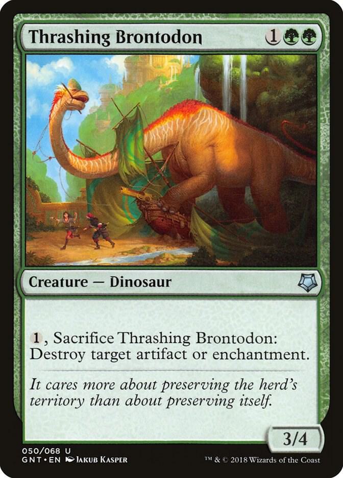 Thrashing Brontodon - Magic Game Night - Magic: The Gathering ...