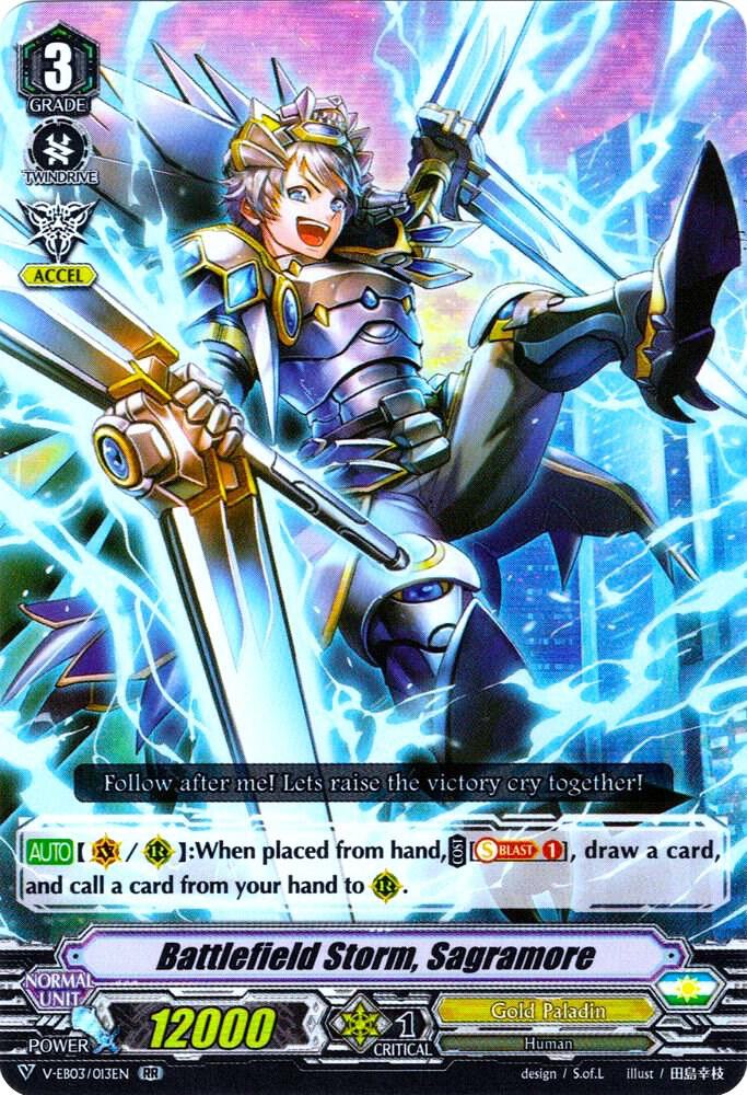 Battlefield Storm, Sagramore - V-EB03: ULTRARARE MIRACLE COLLECTION - Cardfight Vanguard ...