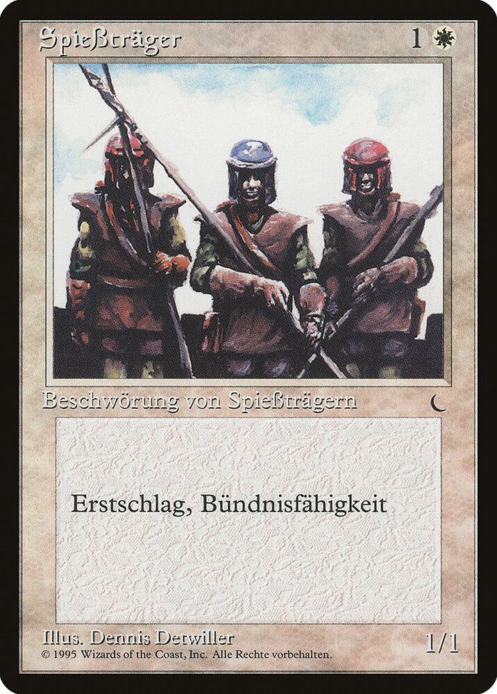 Pikemen (German) - "SpieBtrager" - Renaissance - Magic: The Gathering ...