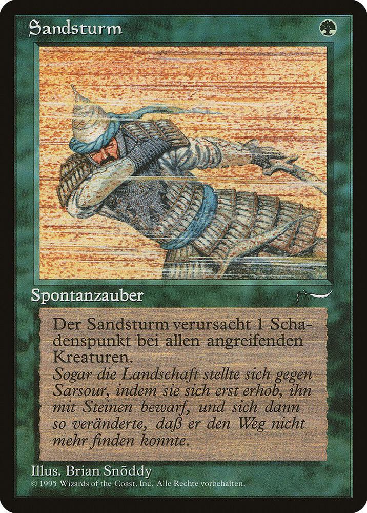 Sandstorm (German) - "Sandsturm" - Renaissance - Magic: The Gathering ...
