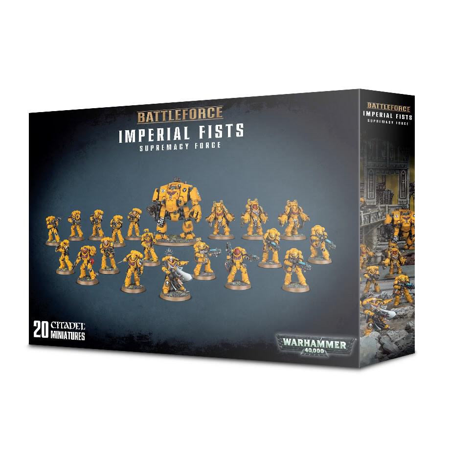 Warhammer: 40K - Battleforce: Imperial Fists Supremacy Force ...