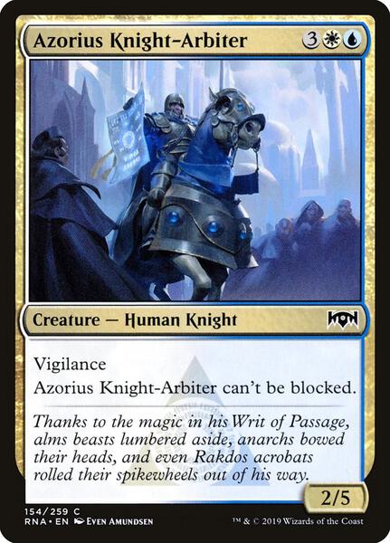 Azorius Knight-Arbiter - Ravnica Allegiance - Magic: The Gathering ...