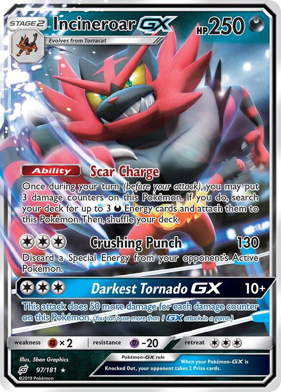 Incineroar GX (Secret) - SM - Guardians Rising - Pokemon - TCGplayer.com