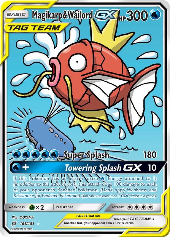 Magikarp & Wailord GX (Alternate Full Art) - SM - Team Up - Pokemon ...