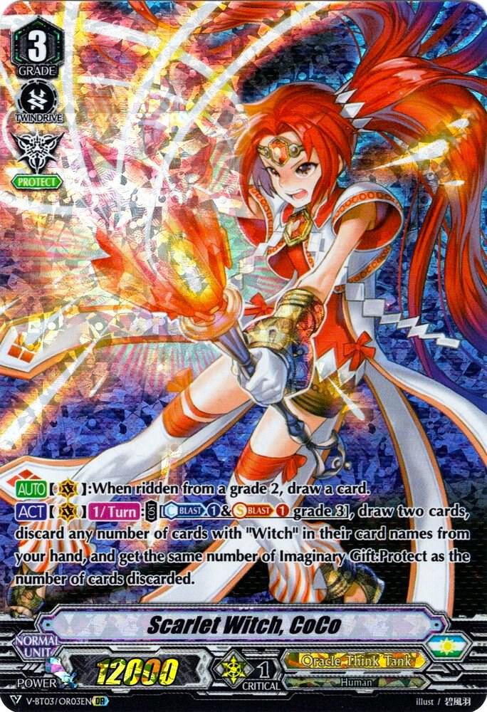 Scarlet Witch, CoCo (OR) - V-BT03: Miyaji Academy CF Club - Cardfight Vanguard