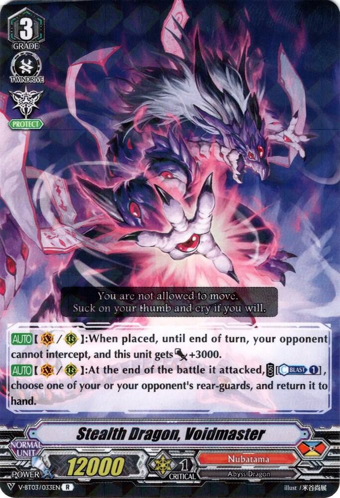 Stealth Dragon, Voidmaster - V-BT03: Miyaji Academy CF Club - Cardfight Vanguard