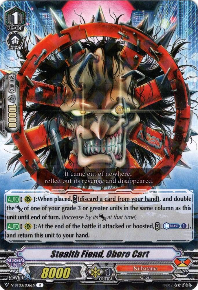 Stealth Fiend, Oboro Cart - V-BT03: Miyaji Academy CF Club - Cardfight ...
