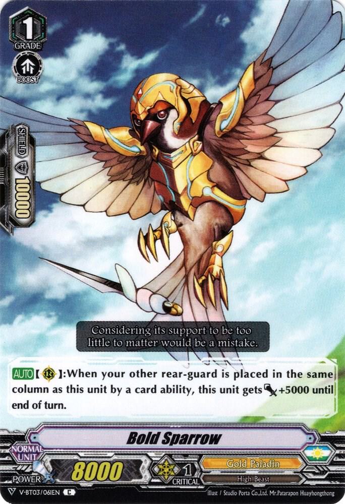 Bold Sparrow - V-BT03: Miyaji Academy CF Club - Cardfight Vanguard
