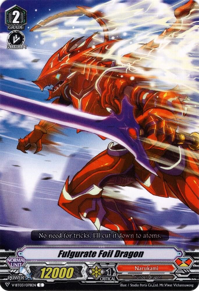 Fulgurate Foil Dragon - V-BT03: Miyaji Academy CF Club - Cardfight Vanguard