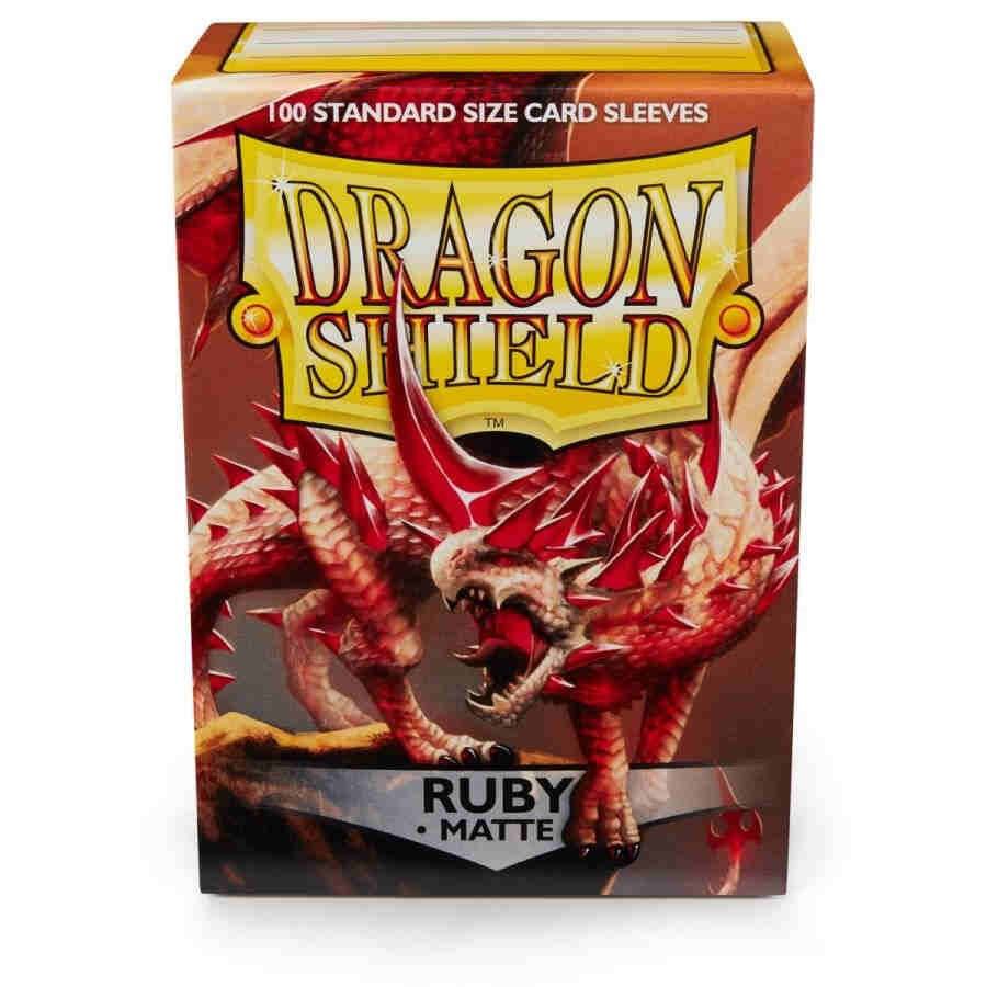 Dragon Shield Matte Sleeves - Ruby (100-Pack) - Dragon Shield Card ...